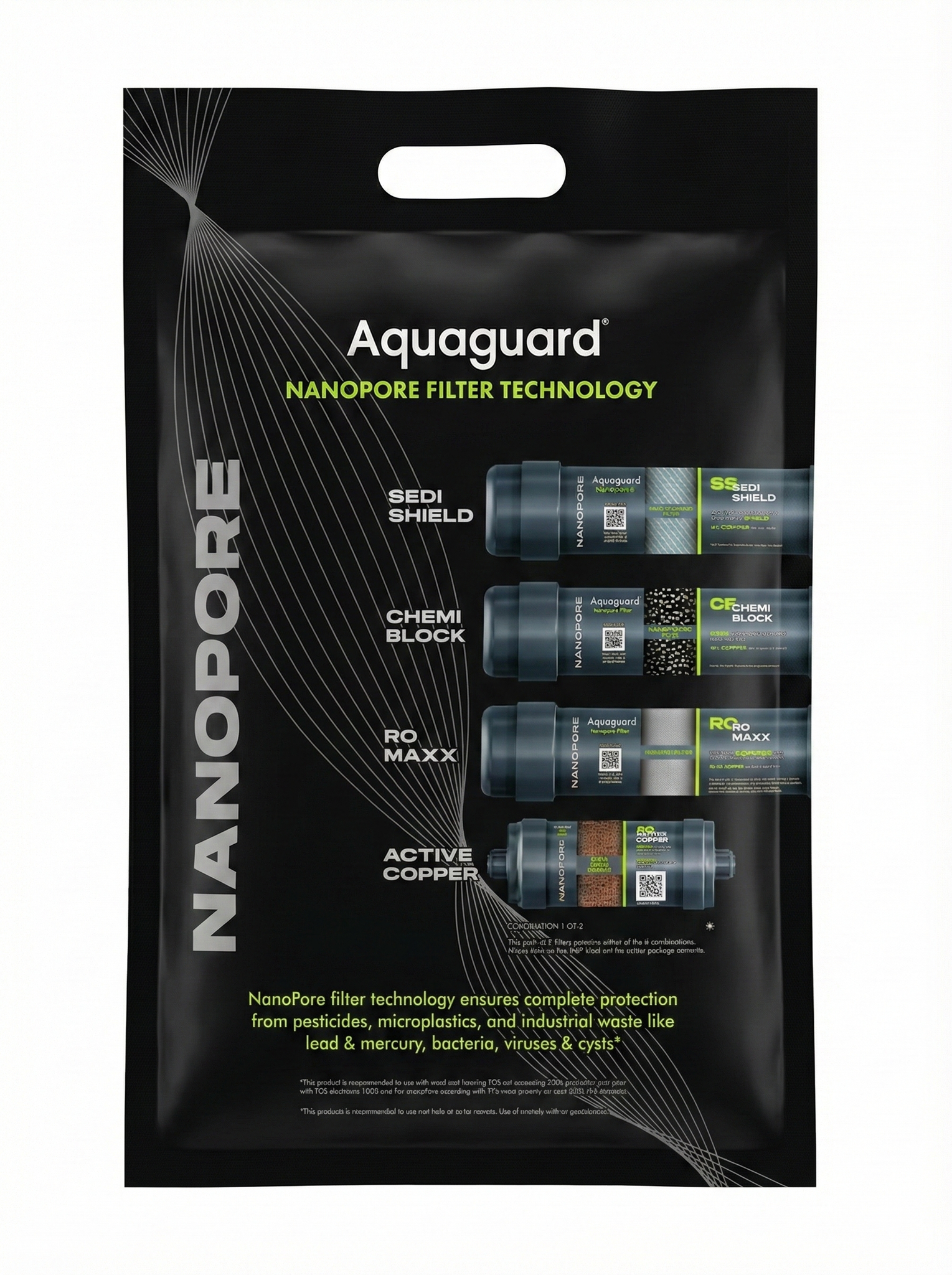 Aquaguard Nanopore RO Service Kit – 4-Stage Filter Replacement – Aalap Inc.