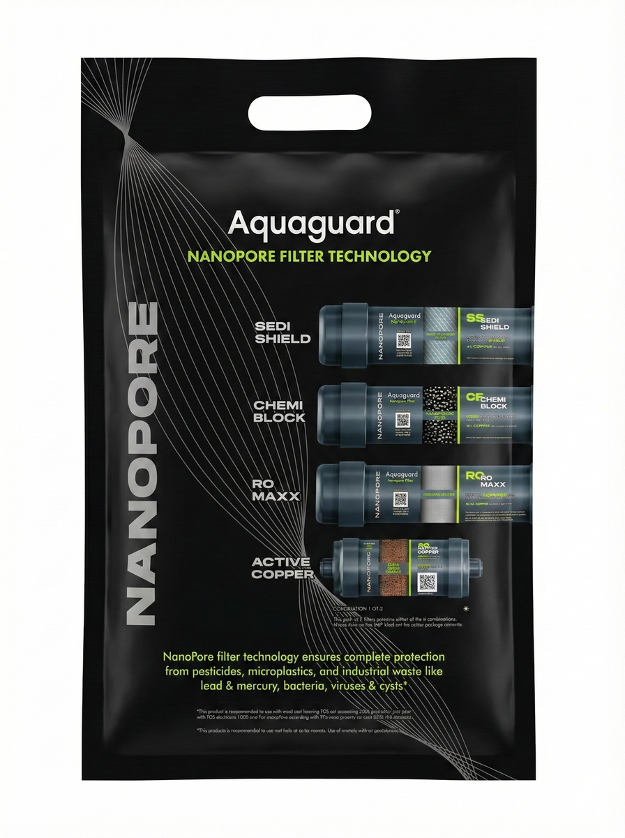 Aquaguard Nanopore Filter Kit – Full Service Set for RO Water Purifier ...