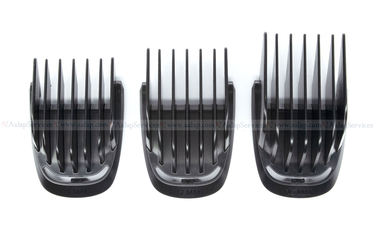 Philips Trimmer Attachment Hair/Beard Comb 9mm, 12mm and 16mm for MG37 ...
